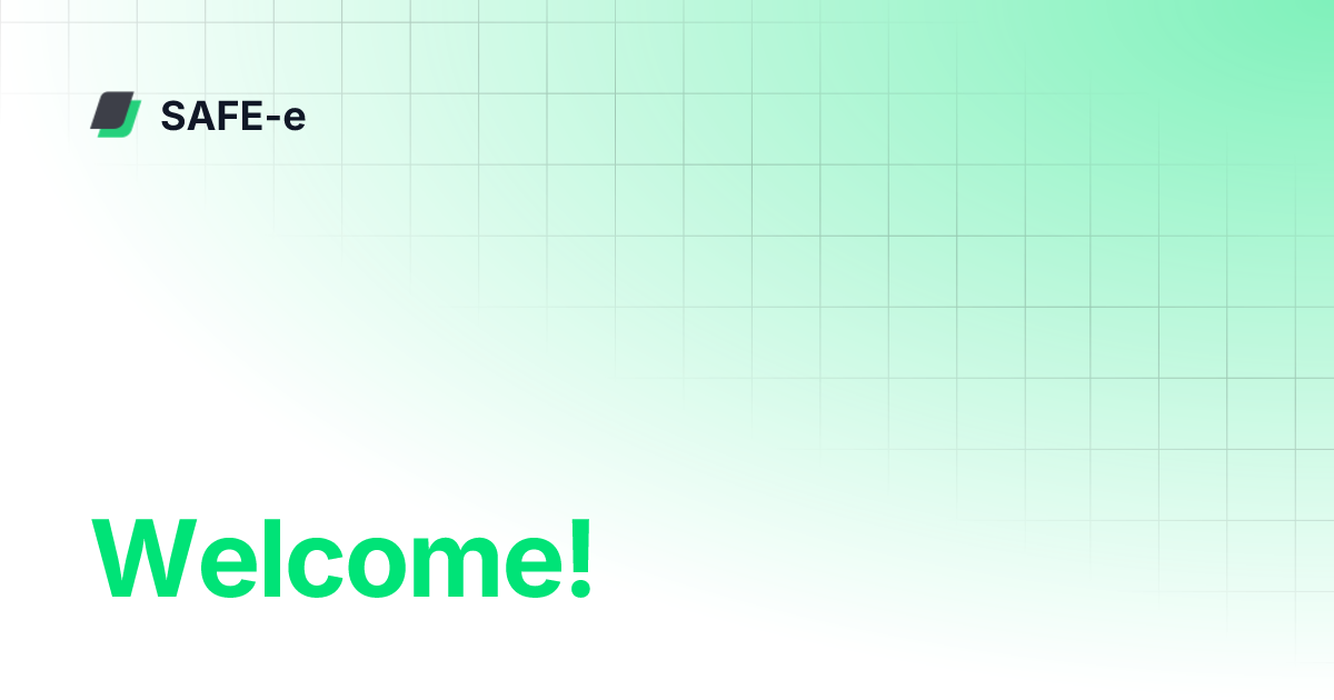 Welcome! | SAFE-e